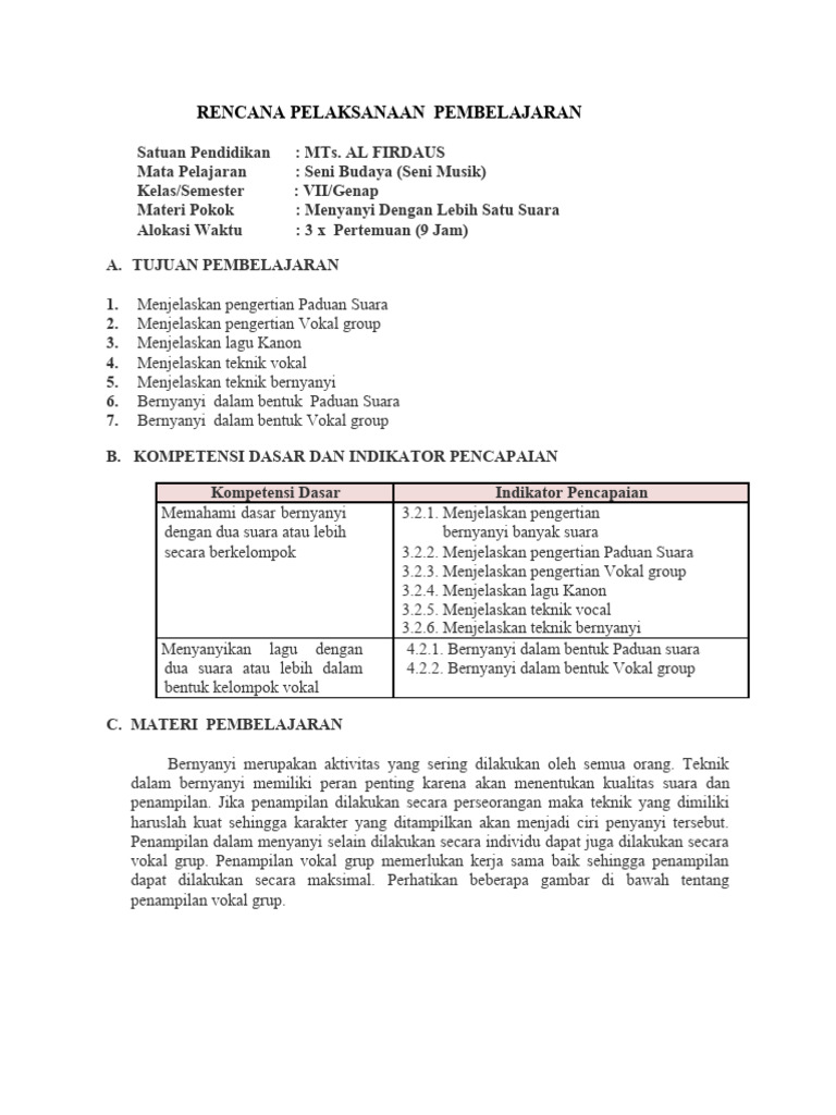 RPP SBK 7 SMT 2 | PDF