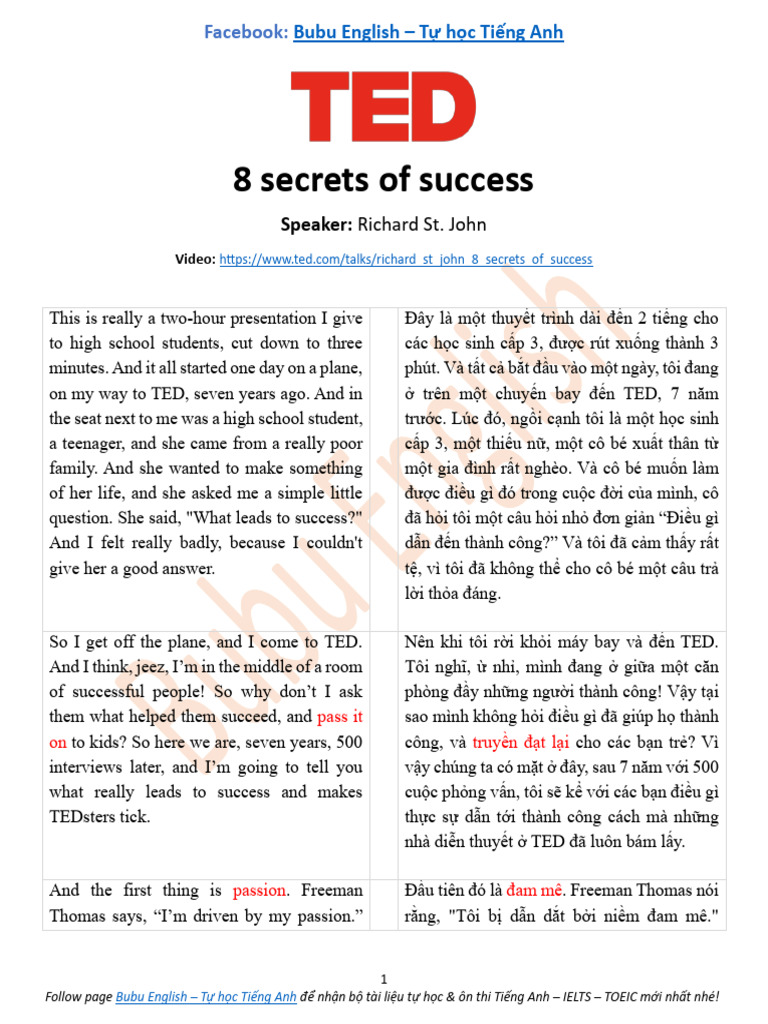 8 Secrets of Success | PDF