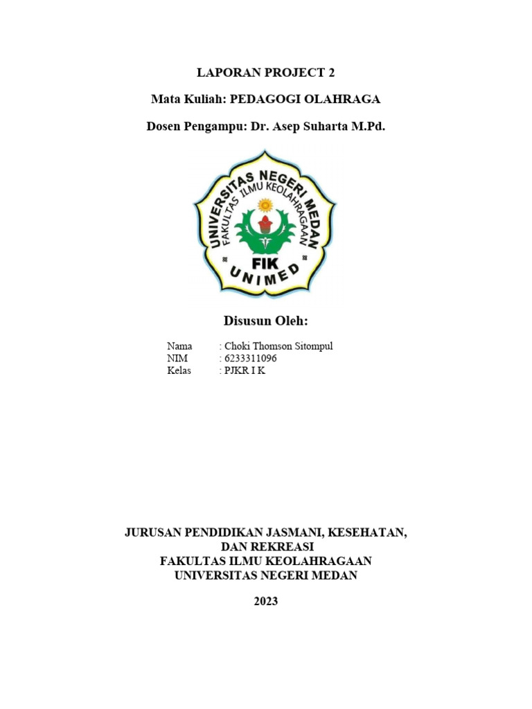 Laporan Project 2 Coki | PDF | Karier & Perkembangan | Sains & Matematika