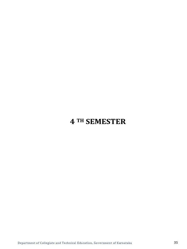 4th Sem Sylubus | PDF | Operating System | Software Engineering