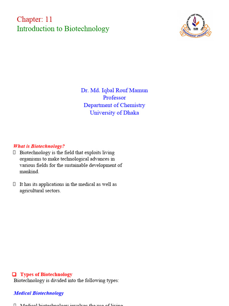 Chapter-11 Bio100 Mirm | PDF