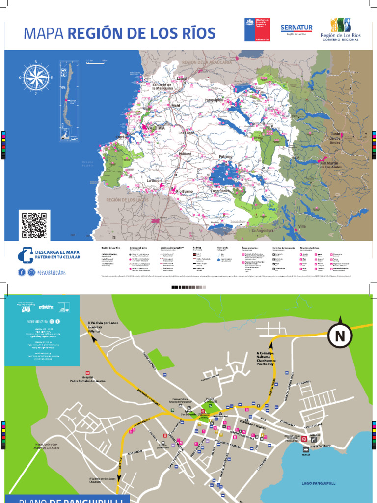 Mapa Rutero Region de Los Rios | PDF