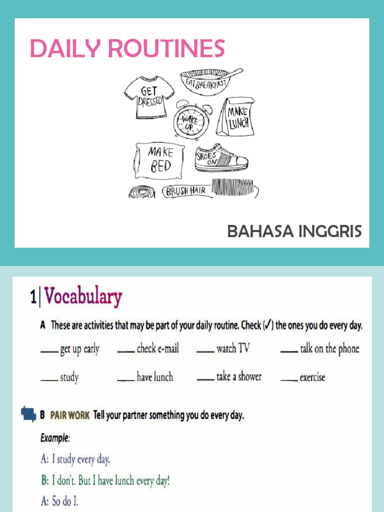 Daily Routines 1 - 081639 | PDF