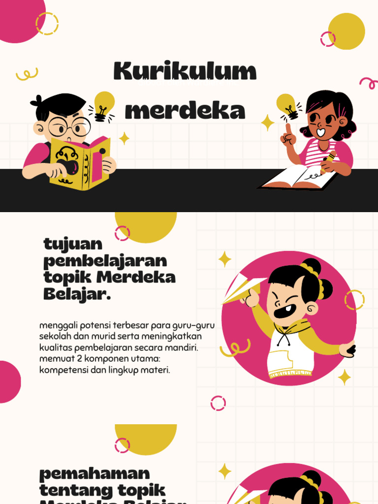Pink Ilustrasi Lucu Presentasi Brainstorming | PDF | Karier & Perkembangan | Pengembangan Diri
