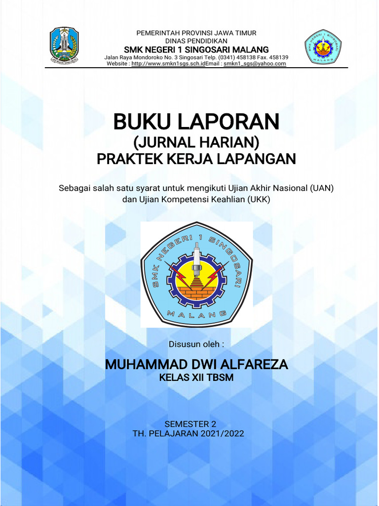 Contoh Laporan PKL | PDF