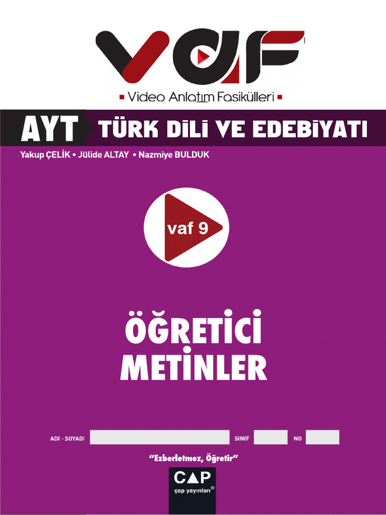 Vaf 2022 Ayt Tde Vaf 9 | PDF