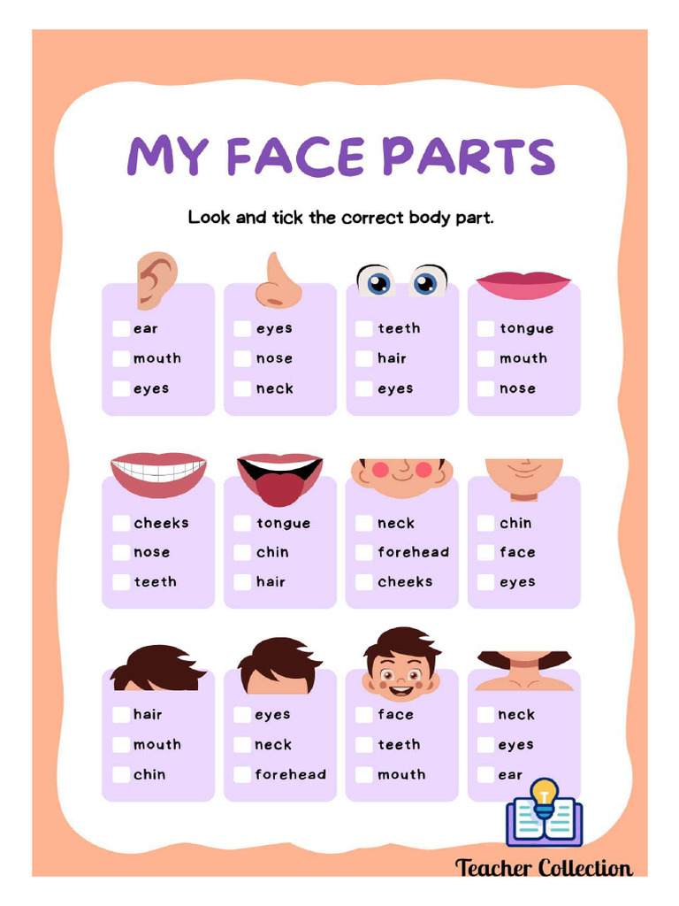 My Face Parts | PDF