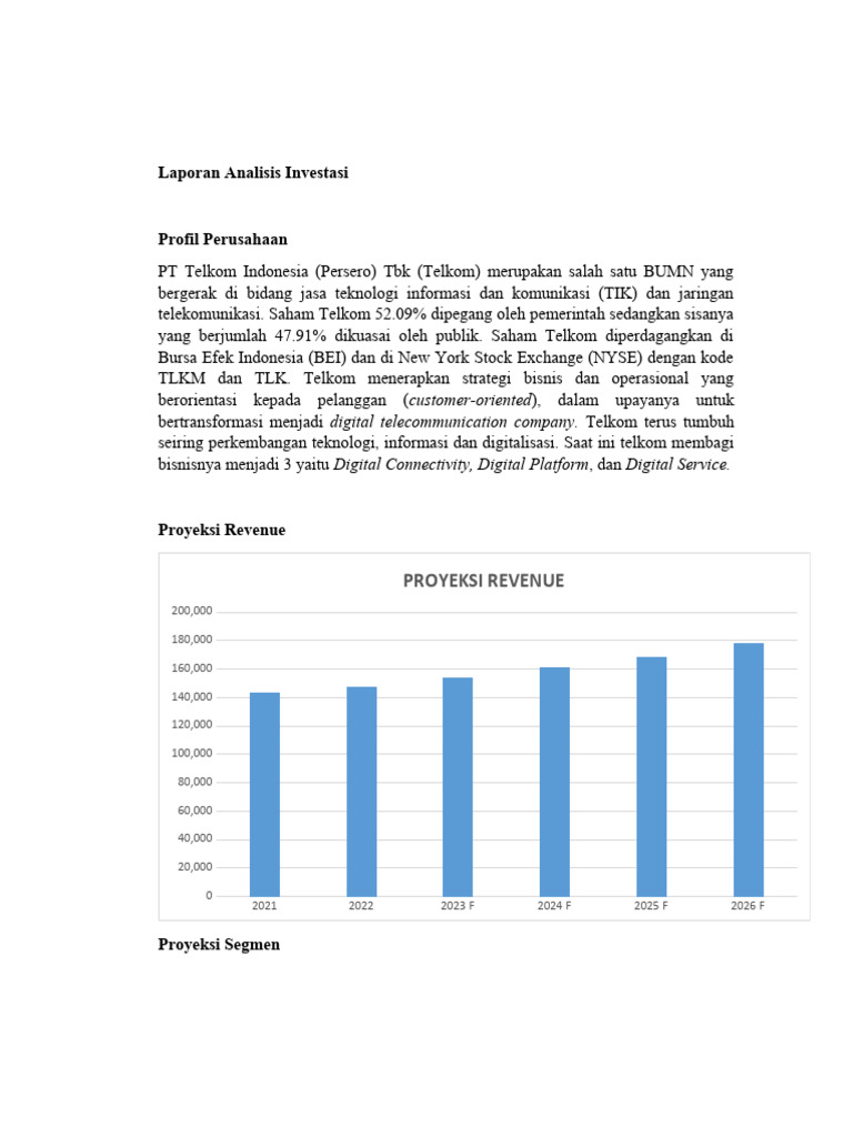Laporan Analisis Investasi | PDF