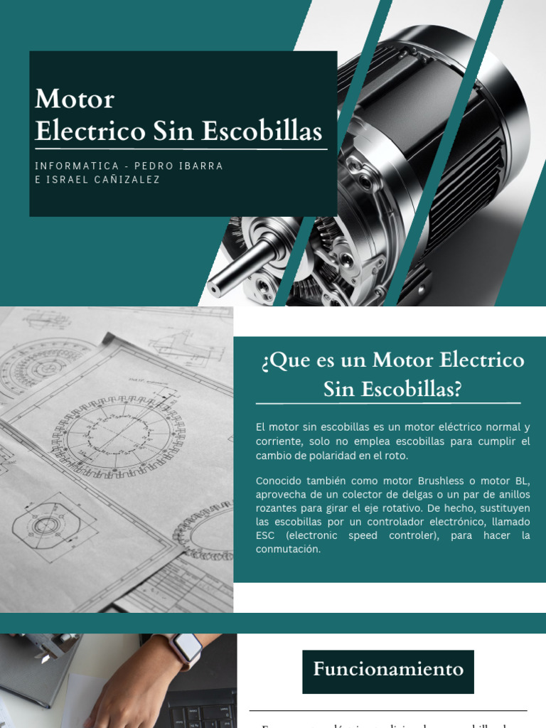 Motor Electrico Sin Escobillas | PDF | Motor eléctrico | Ingenieria ...