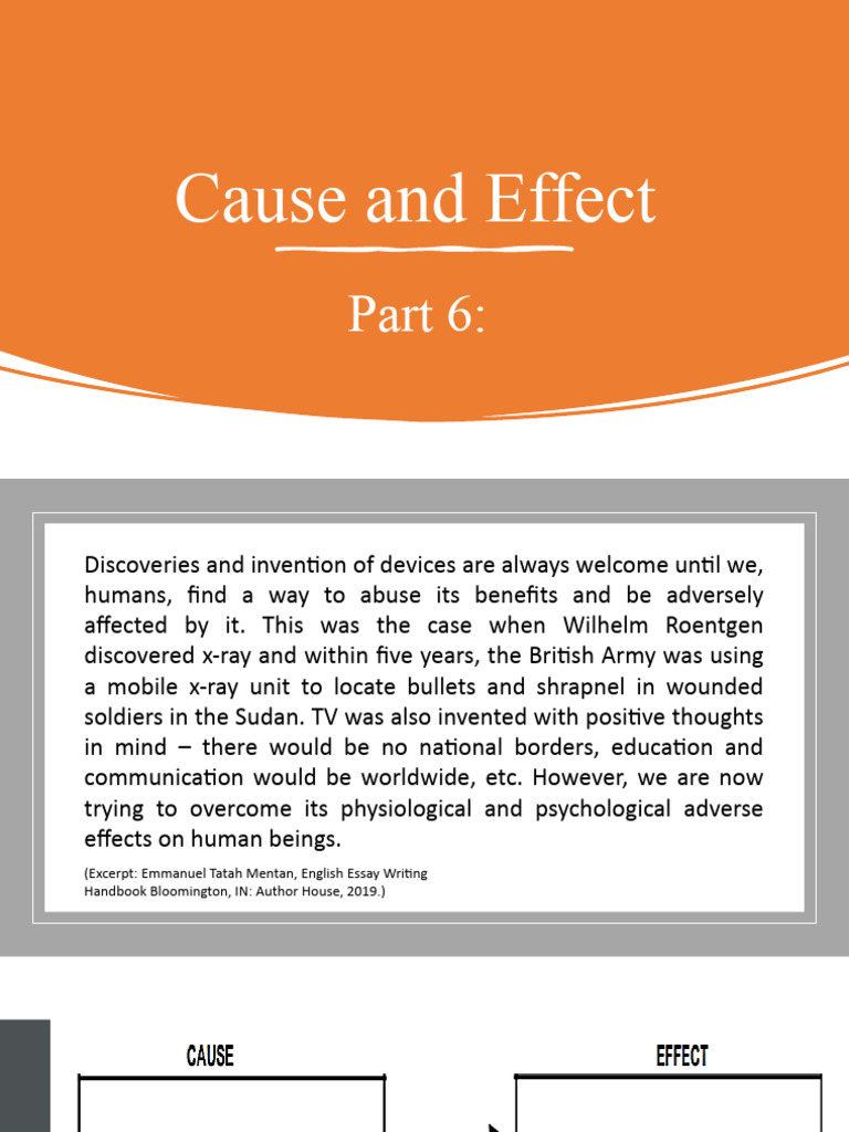 Cause and Effect | PDF