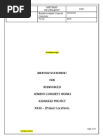 Method Statement Coring | PDF