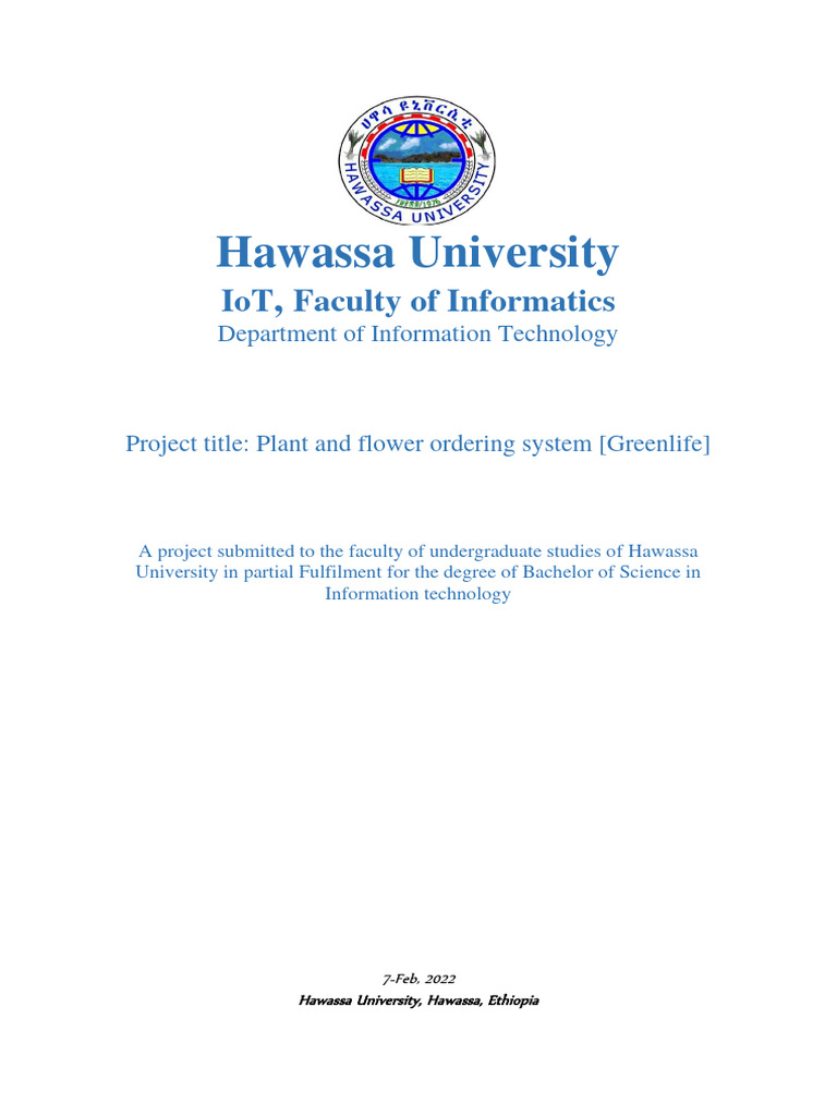 Plant & Flower Ordering System | PDF