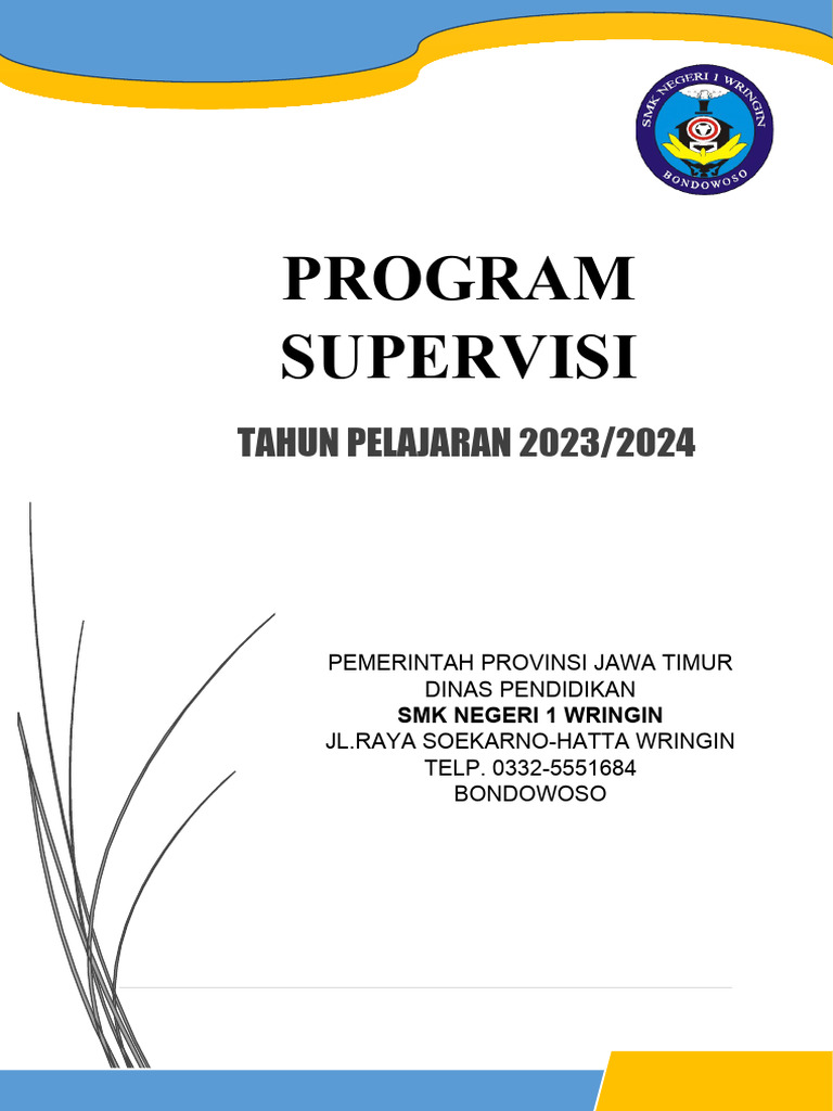 Program Supervisi 2023 | PDF