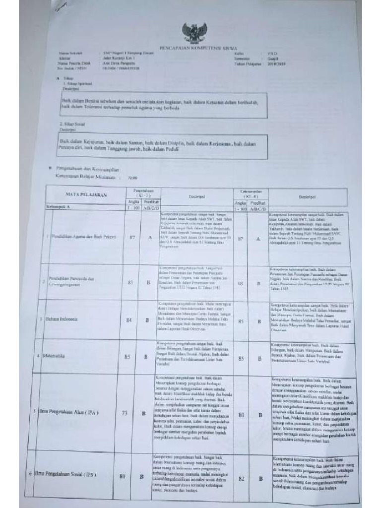 Rapot 5 Semester | PDF
