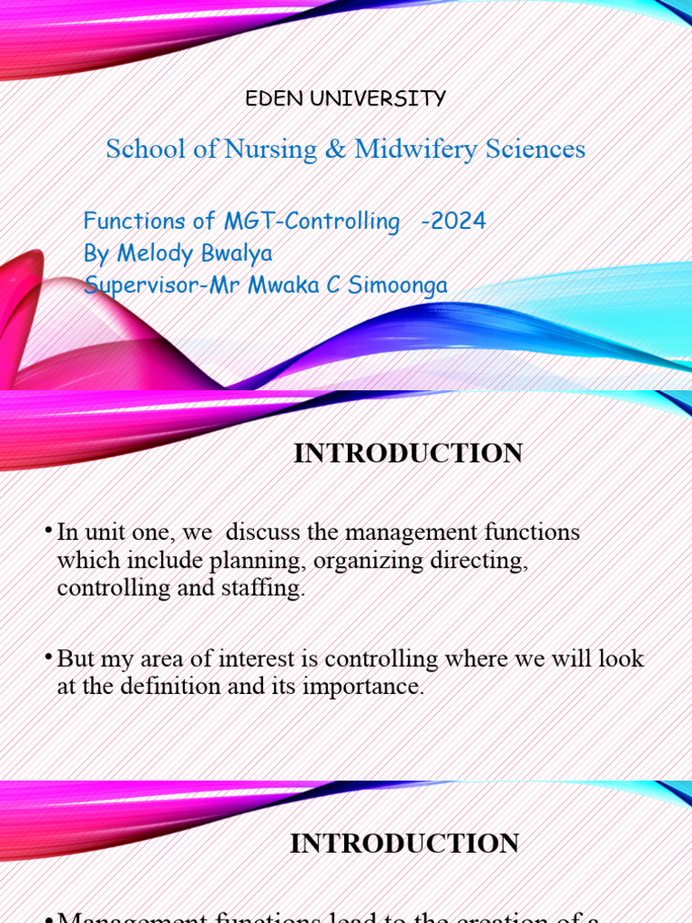 MGT Functions-Controlling | PDF