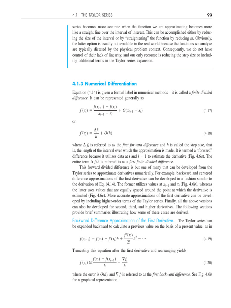 Finite Divided Difference Supplementary Reading Material | PDF