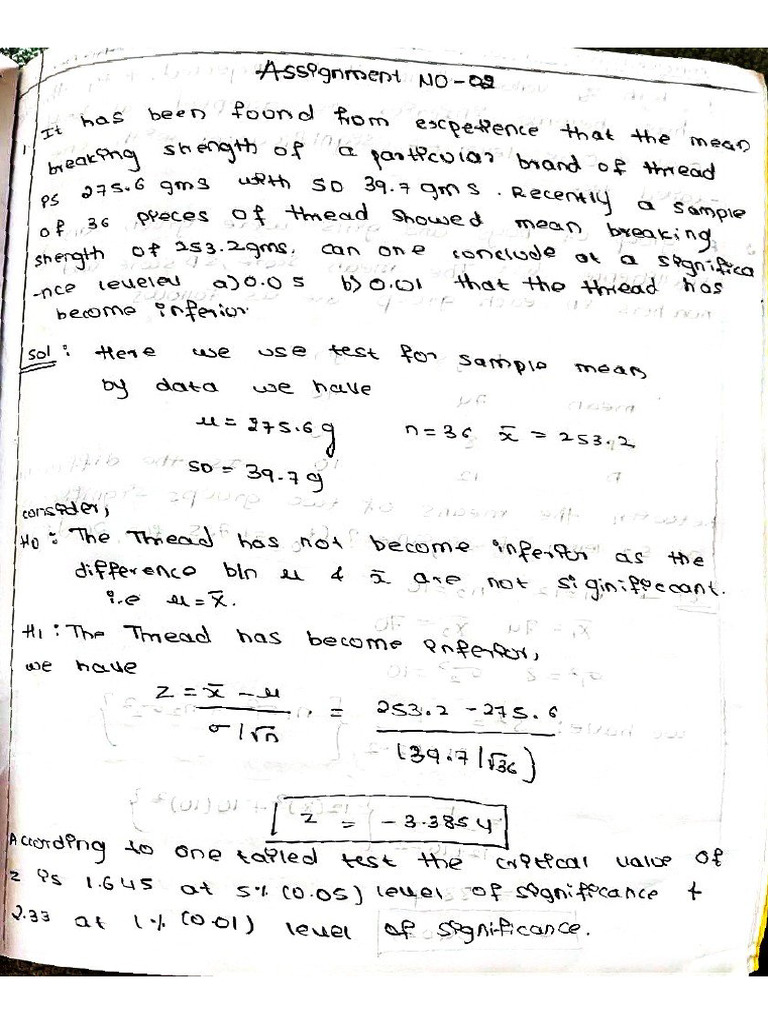 Maths Assignment | PDF
