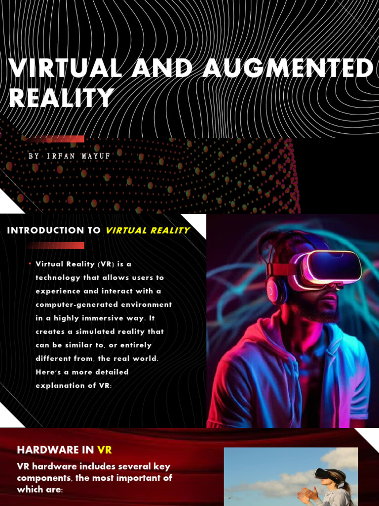 Ar and VR | PDF | Augmented Reality | Virtual Reality