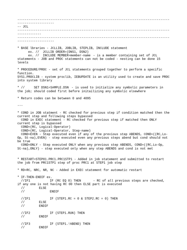 Job Control Notes | PDF | Computer Science | Computer Architecture