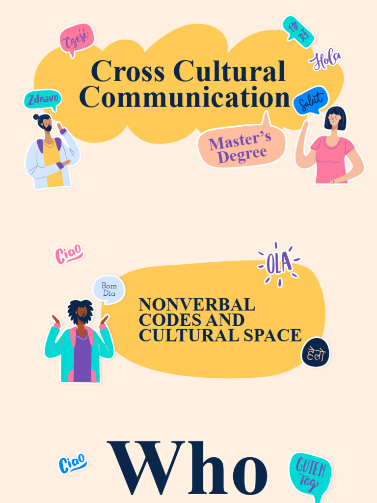 Cross Cultural Communication Master's Degree by Slidesgo | PDF