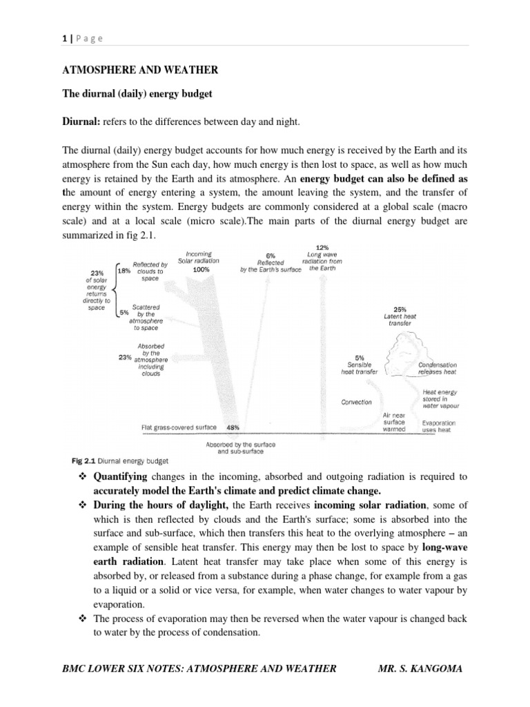 Atmosphere and Weather | PDF | Heat Transfer | Atmosphere Of Earth