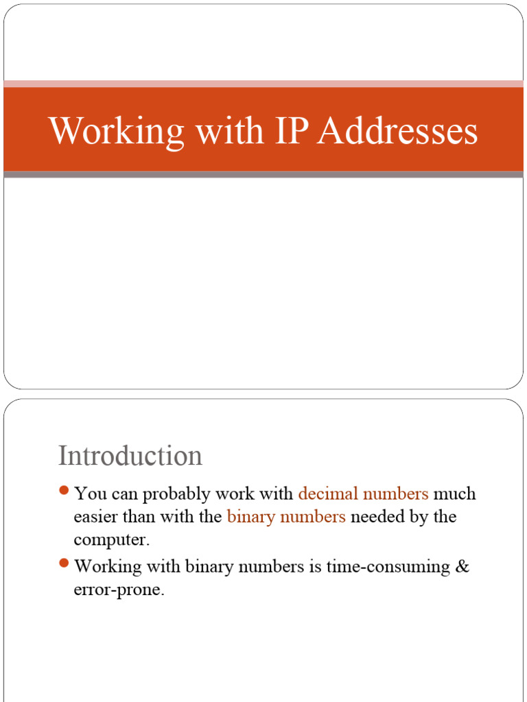 Ip Address | Download Free PDF | Ip Address | Computer Network