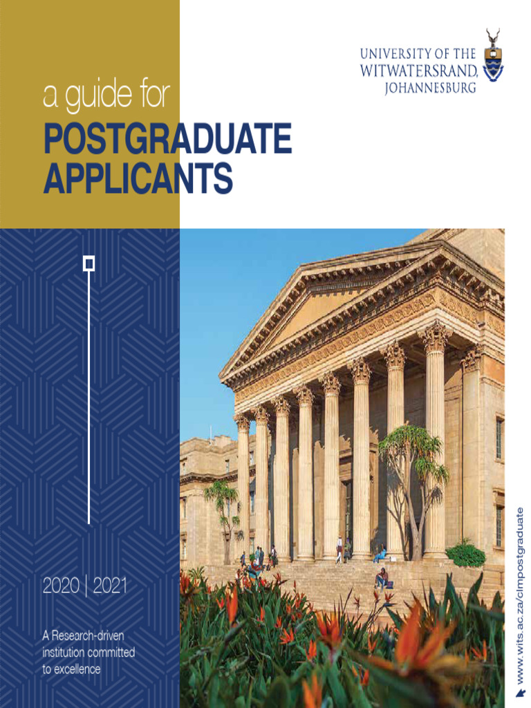 A Guide For Postgraduate Applications Brochure | PDF | Postgraduate ...