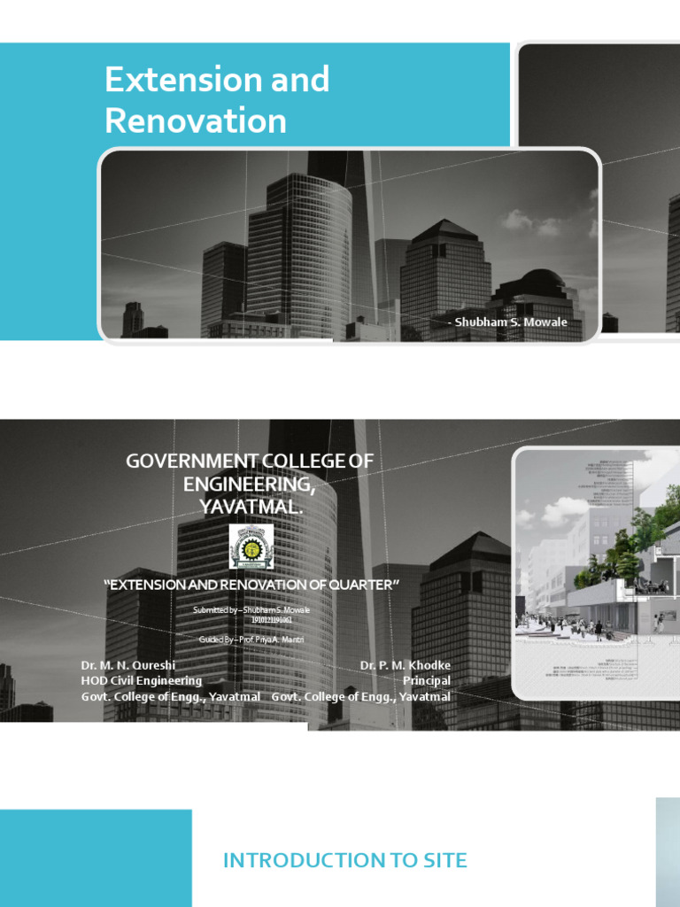 Extension and Renovation Project Overview | PDF | Renovation