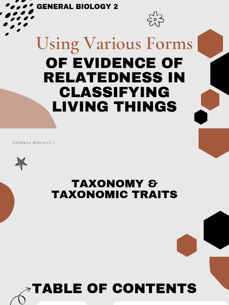 Introduction To Taxonomy | PDF | Taxonomy (Biology) | Organisms