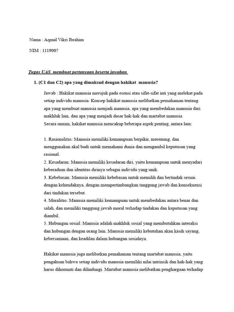 Aqmal Vikri Ibrahim 1119007 TUAS UAS TERAKHIR | PDF