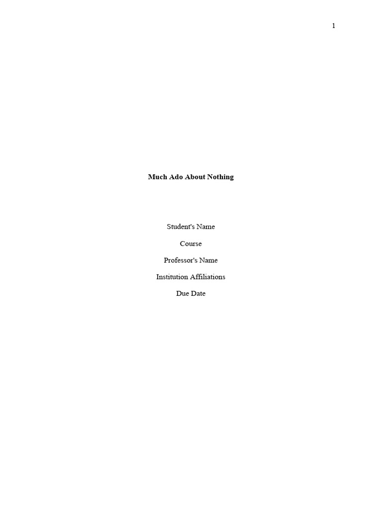Act 2 Pdf Much Ado About Nothing
