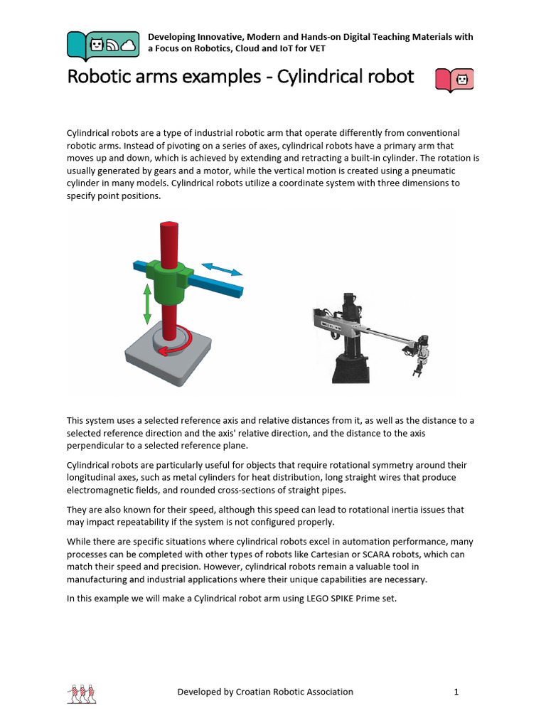 Robotic Arms Examples - Cylindrical | PDF | Art | Computers