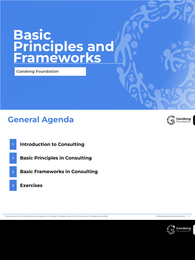 Module 1.1 Basic Principles and Frameworks | PDF | Consultant | Thought