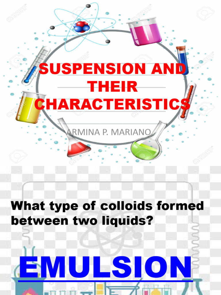 Science 6 #6 Suspension and Their Characteristics | PDF | Suspension ...