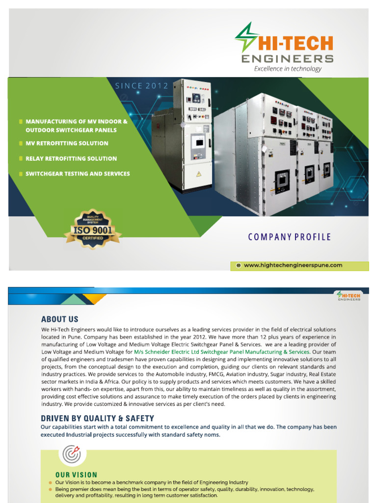 Profile - Revised - Hi Tech | PDF