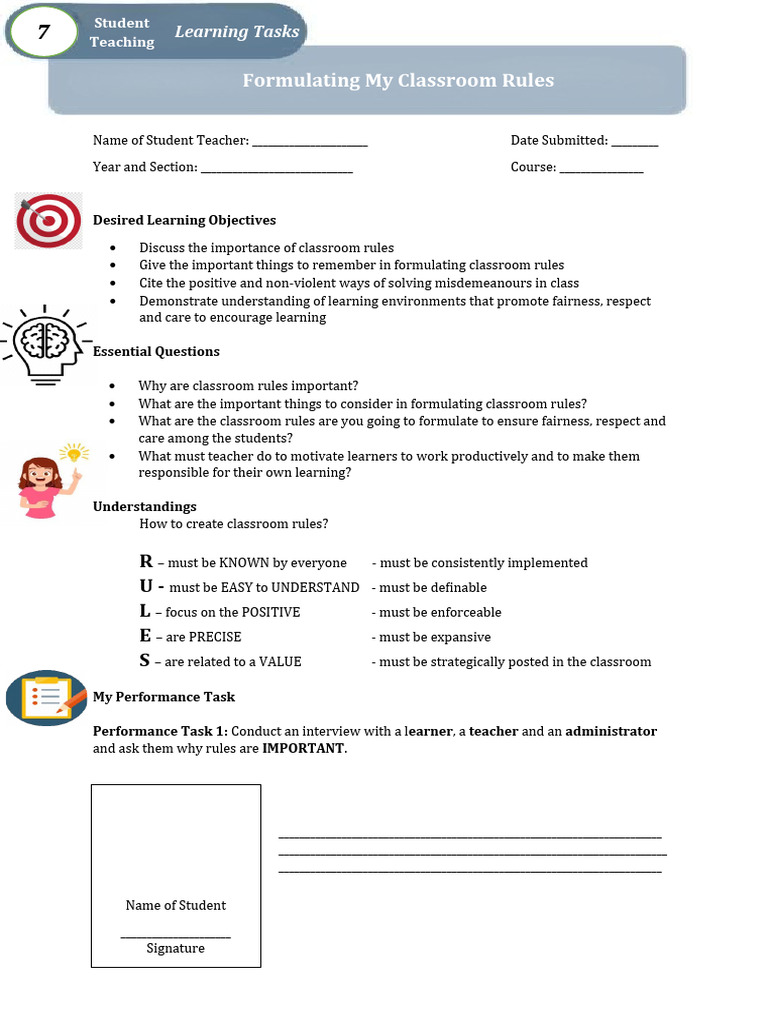 ST Learning Task 7 | Download Free PDF | Teachers | Learning