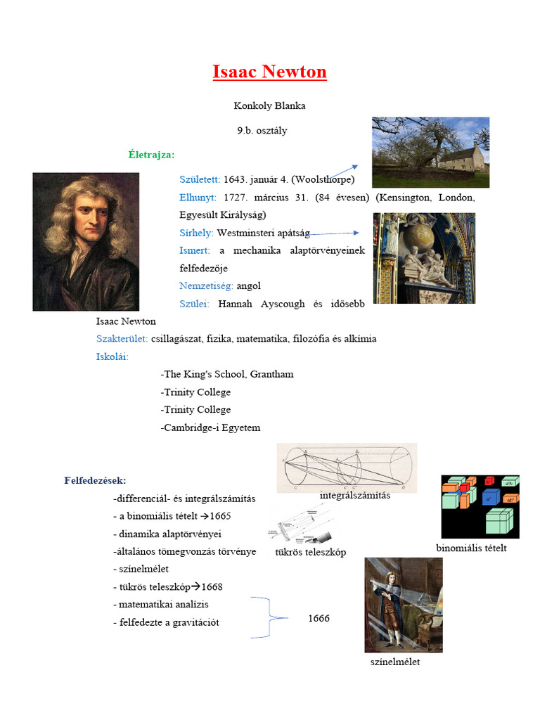 Isaac Newton | PDF