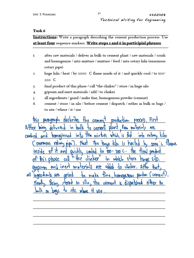 Revised 1-2019 Unit 3 Complete | PDF | Cement | Procedural Knowledge