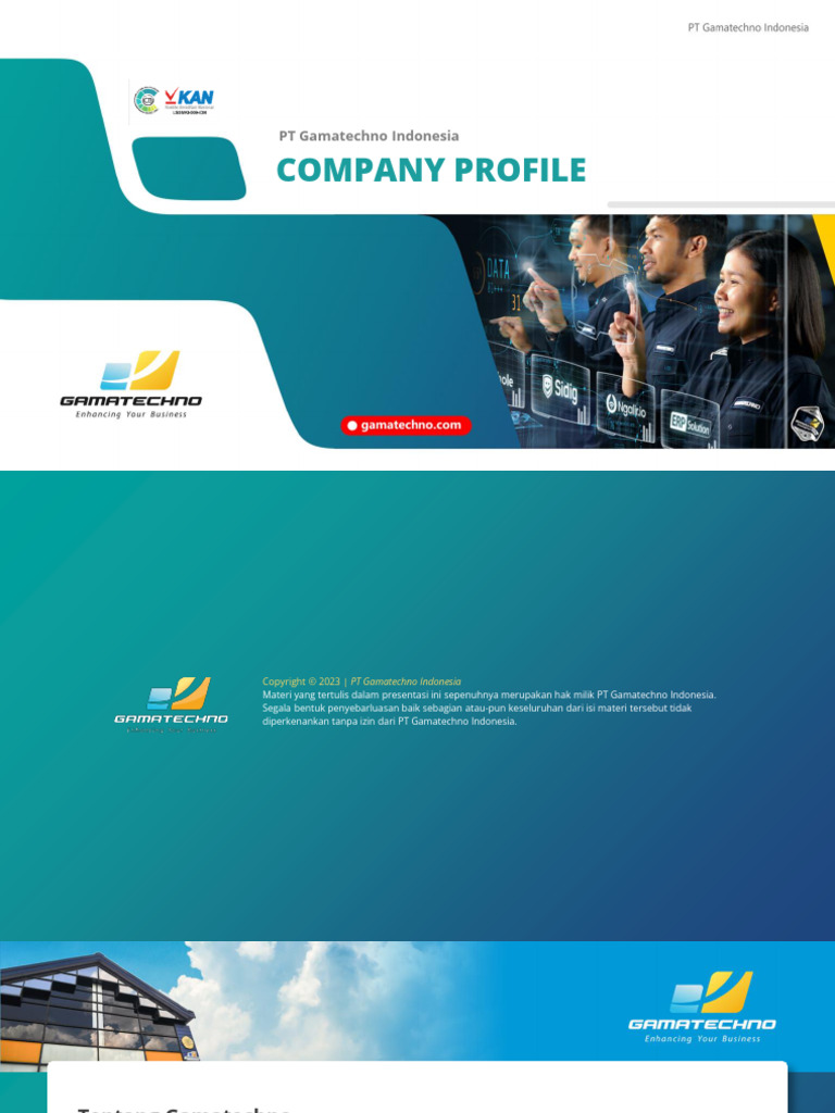 Company Profile Gamatechno V.1 2023 | PDF | Bisnis | Teknologi & Rekayasa