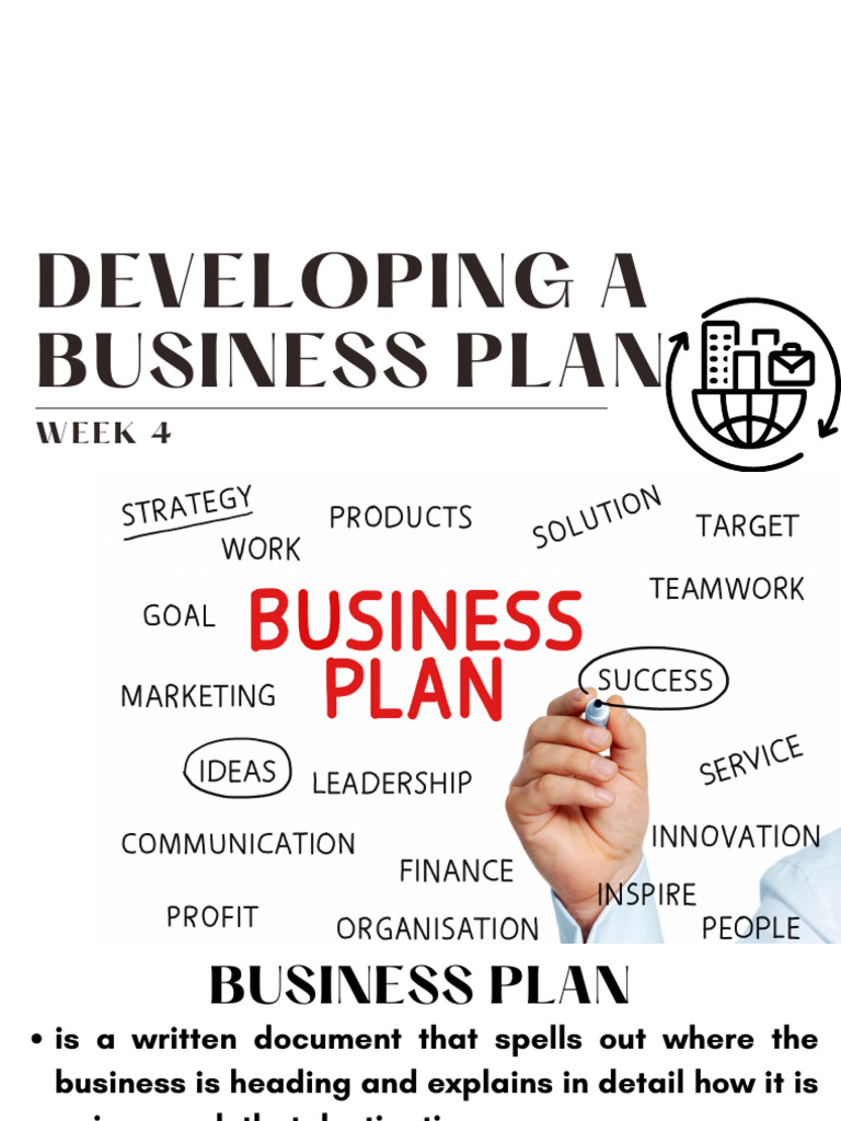 WEEK 4 - Developing A Business Plan | PDF | Business Plan ...