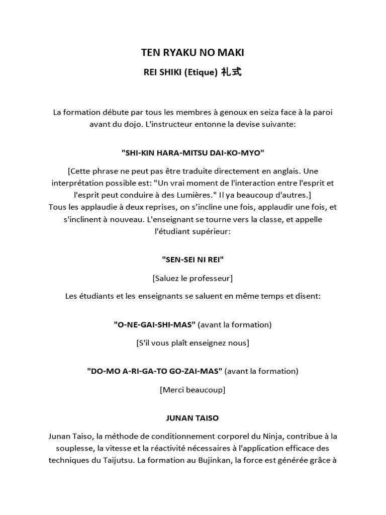 Ten Chi Jin | PDF | Main | Membres (anatomie)