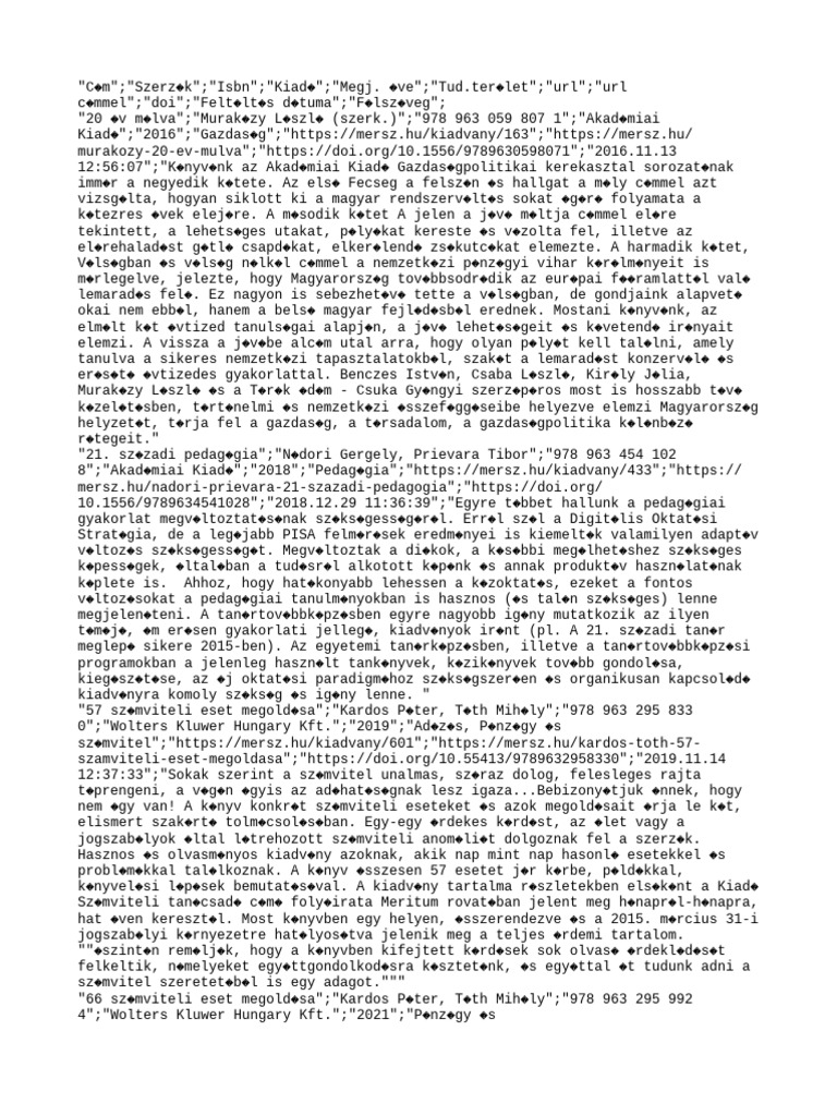 Merszcimek.csv | PDF