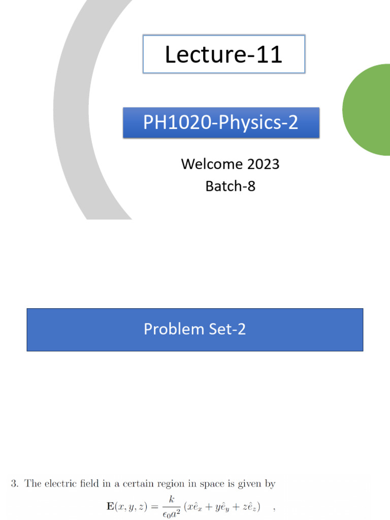 Lecture-11-Problem Set-2 (2) | PDF