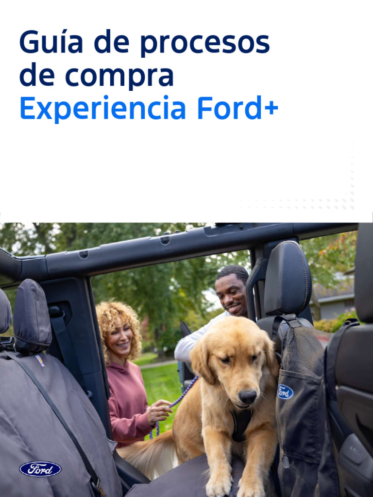 Guía de Experiencia Ford+ 2024 - Procesos Compras | PDF
