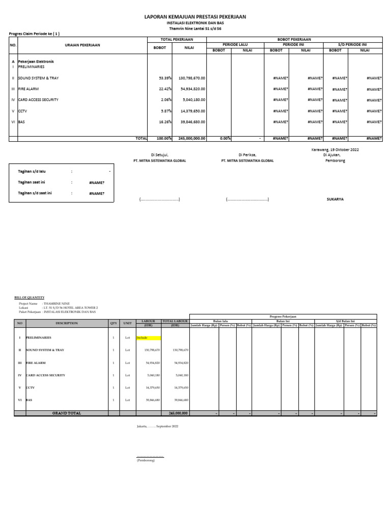 Progress Tamrine Nine R2 | PDF