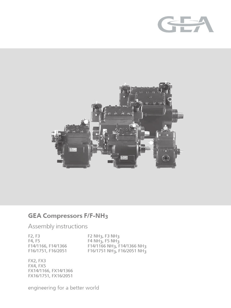 Bock GEA Compressors F3-NH3 | Download Free PDF | Pipe (Fluid ...