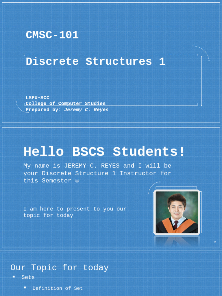 Week2 CMSC 101 Discrete Structures 1 | PDF | Set (Mathematics) | Empty Set