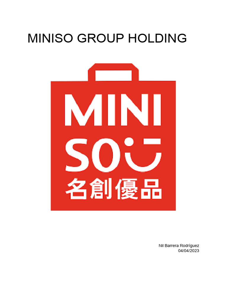 Analisi MINISO | PDF