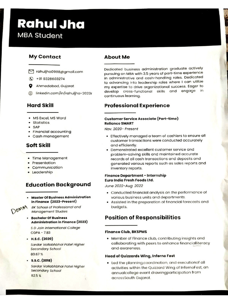 Reference Resumes | PDF