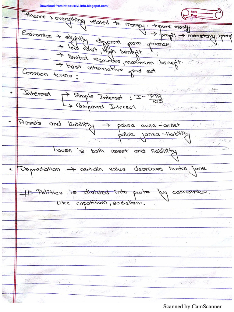 Engineering Economics Note | PDF
